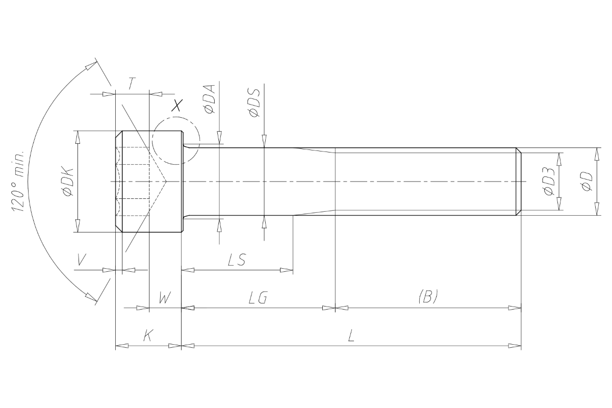 DIN 912 - 12.9 - M30x310 | maxmothes.com