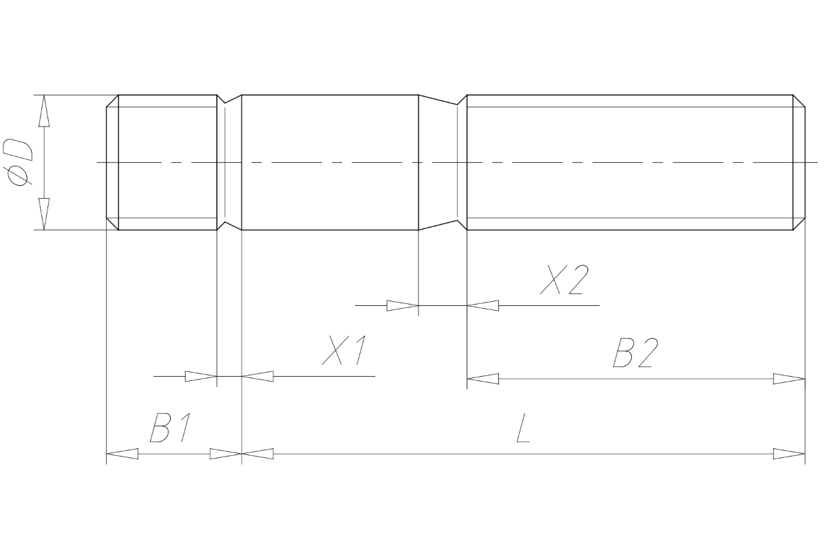 DIN 939 - 8.8 - FO - M6x30 | maxmothes.com